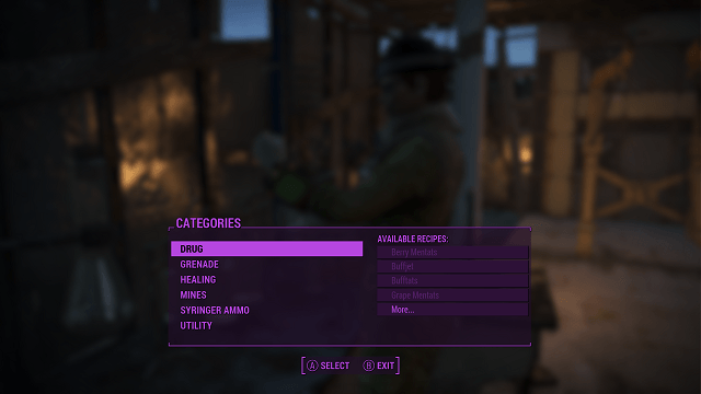 Fallout 4 Guide: Cooking and Chem Crafting Tips – GameSkinny