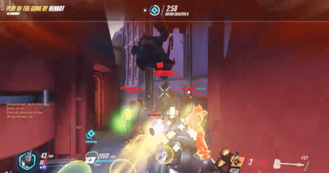 Overwatch streamer's Reinhardt charges through five enemies and runs ...