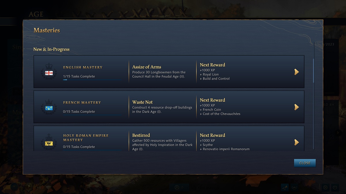 Age of Empires 4 Complete Masteries & Rewards Guide – GameSkinny