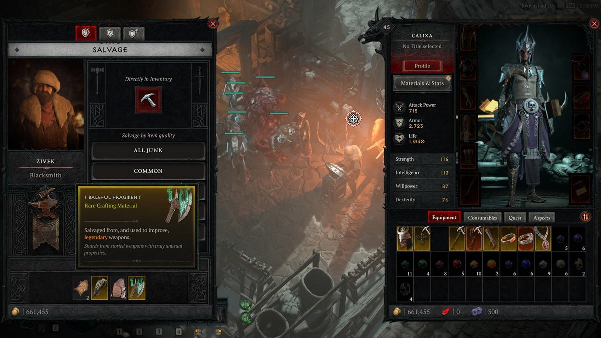 Diablo 4 Blacksmith Guide: How to Salvage, Repair, and Upgrade Gear Items – GameSkinny