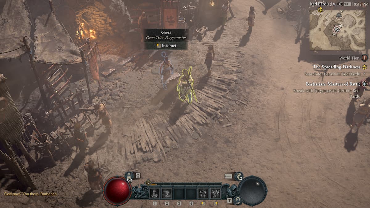 Diablo 4: How to Complete the Barbarian Class Quest Masters of Battle ...