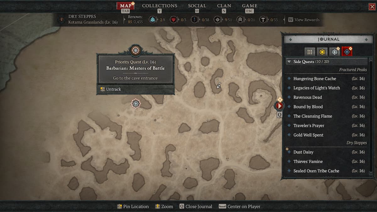 Diablo 4: How to Complete the Barbarian Class Quest Masters of Battle ...