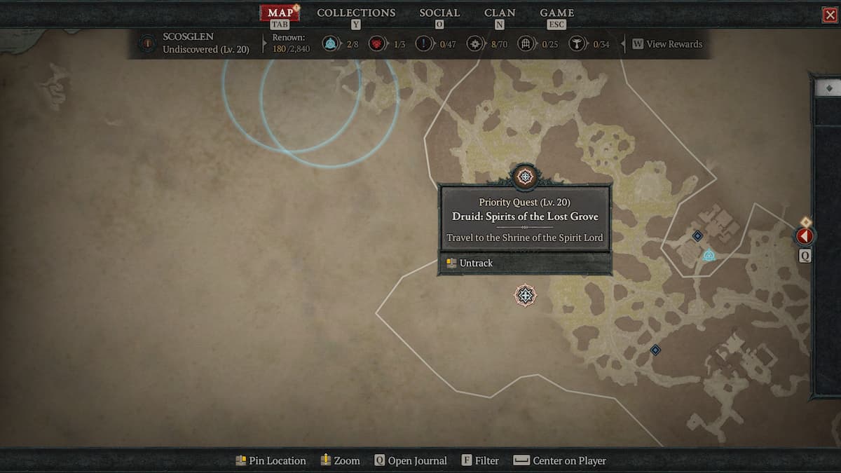 Diablo 4: How to Complete the Druid Class Quest Spirits of the Lost ...