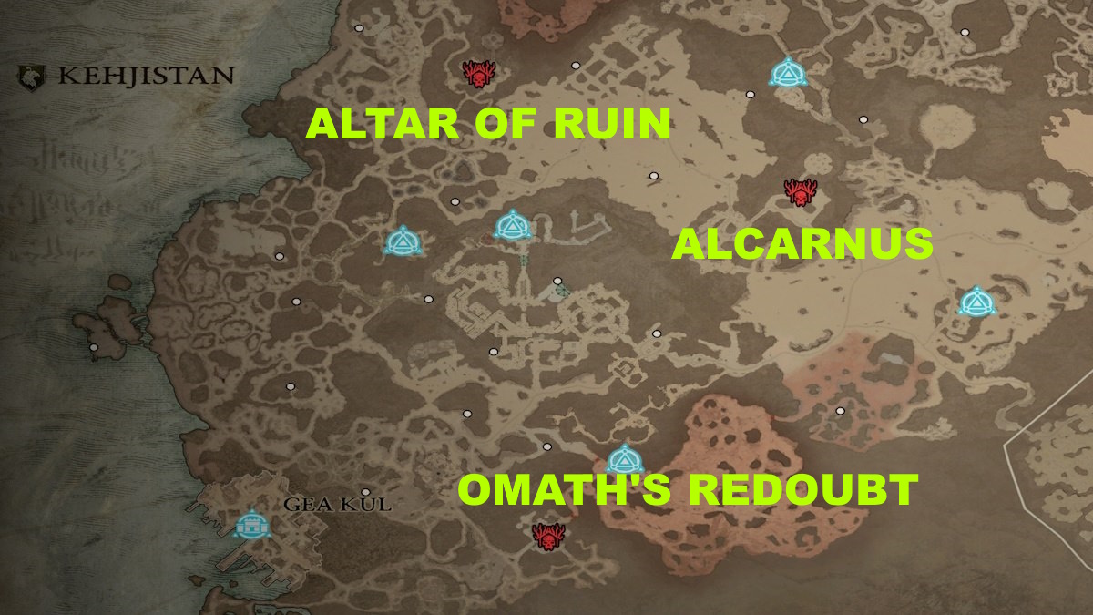 Diablo 4: All Stronghold Locations Guide – GameSkinny