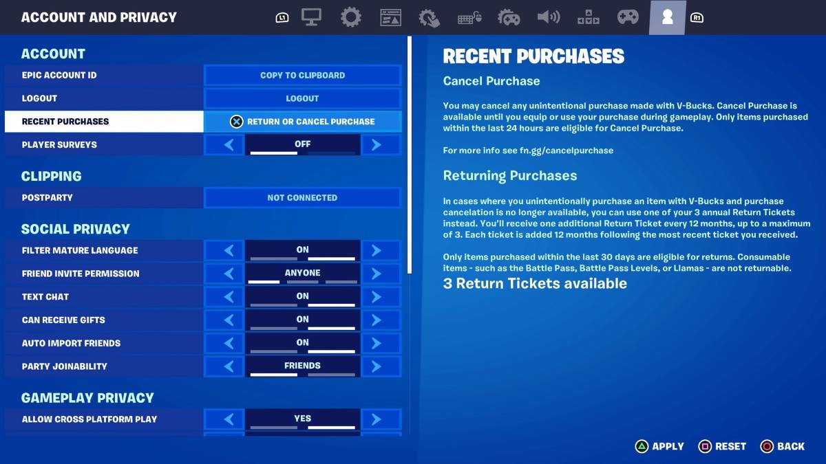 Fortnite: How to Refund Your Account – GameSkinny