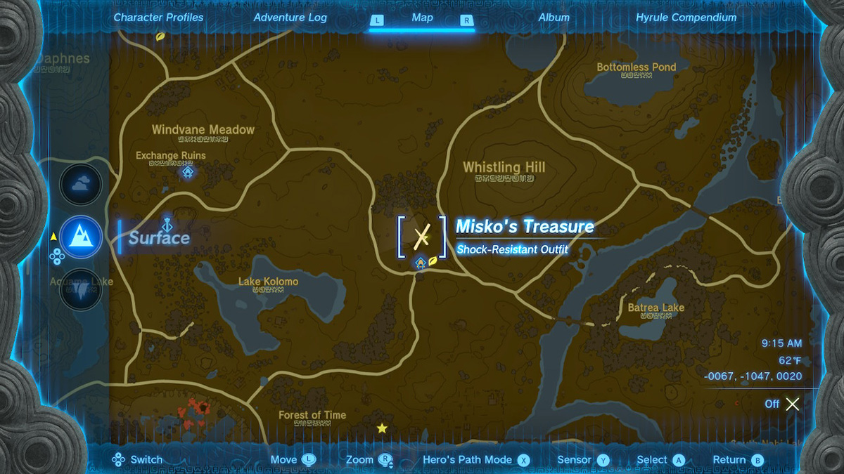 Zelda Tears Of The Kingdom Totk Misko S Treasure Locations