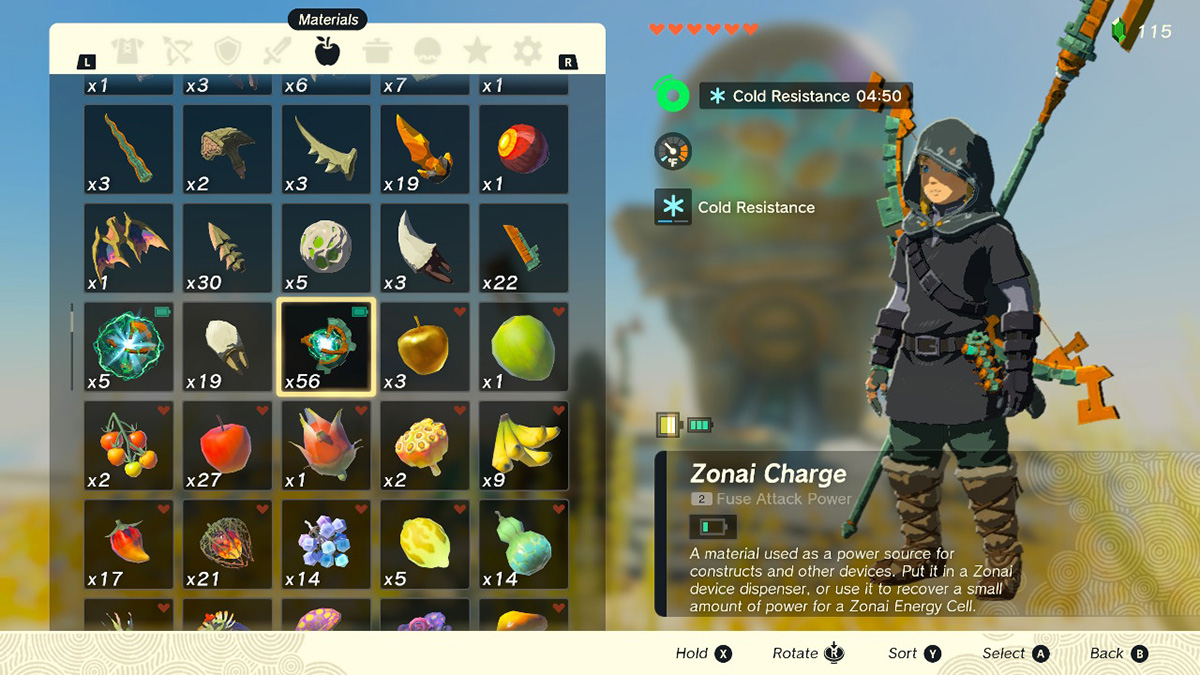 Zelda: Tears of the Kingdom — How to Use Zonai Charge in TotK – GameSkinny