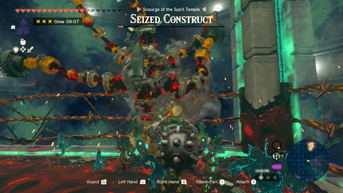 Zelda: Tears of the Kingdom (TotK) — How to Beat Seized Construct Boss ...