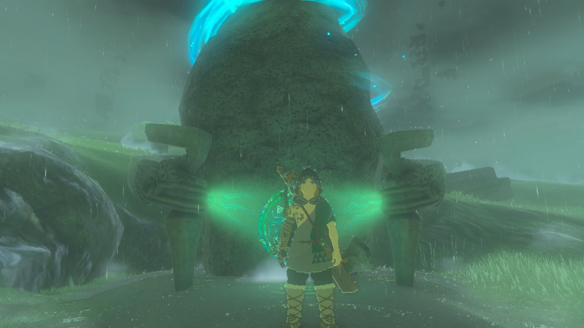 Zelda: Tears of the Kingdom (TotK) — Tajikats Shrine Building With Logs ...