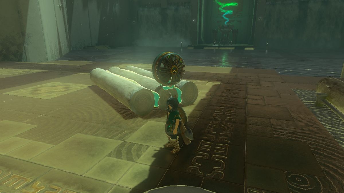 Zelda: Tears of the Kingdom (TotK) — Tajikats Shrine Building With Logs ...