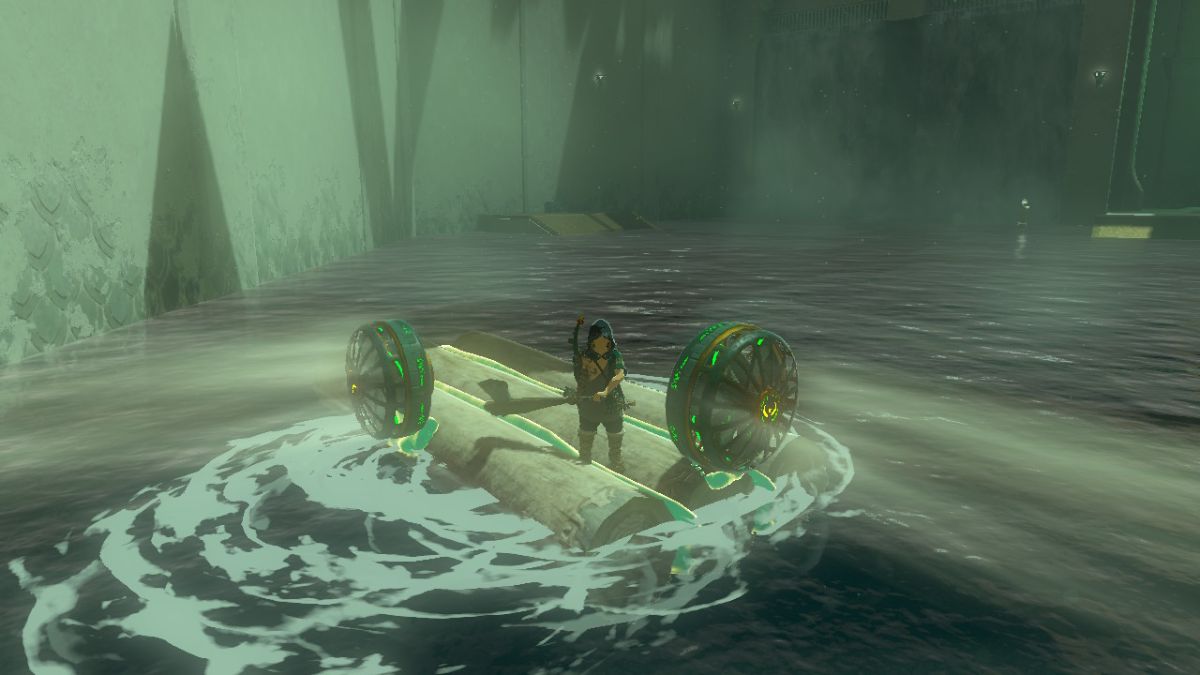 Zelda: Tears of the Kingdom (TotK) — Tajikats Shrine Building With Logs ...