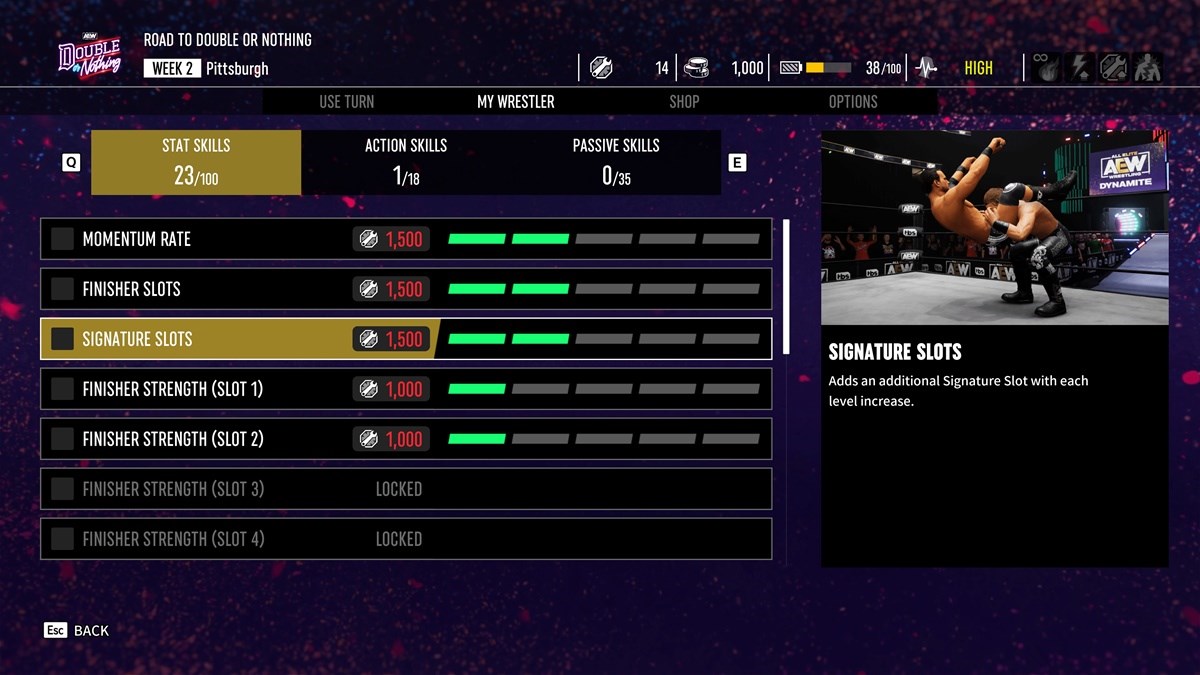 AEW: Fight Forever — How to Use Finishers and Signature Moves – GameSkinny