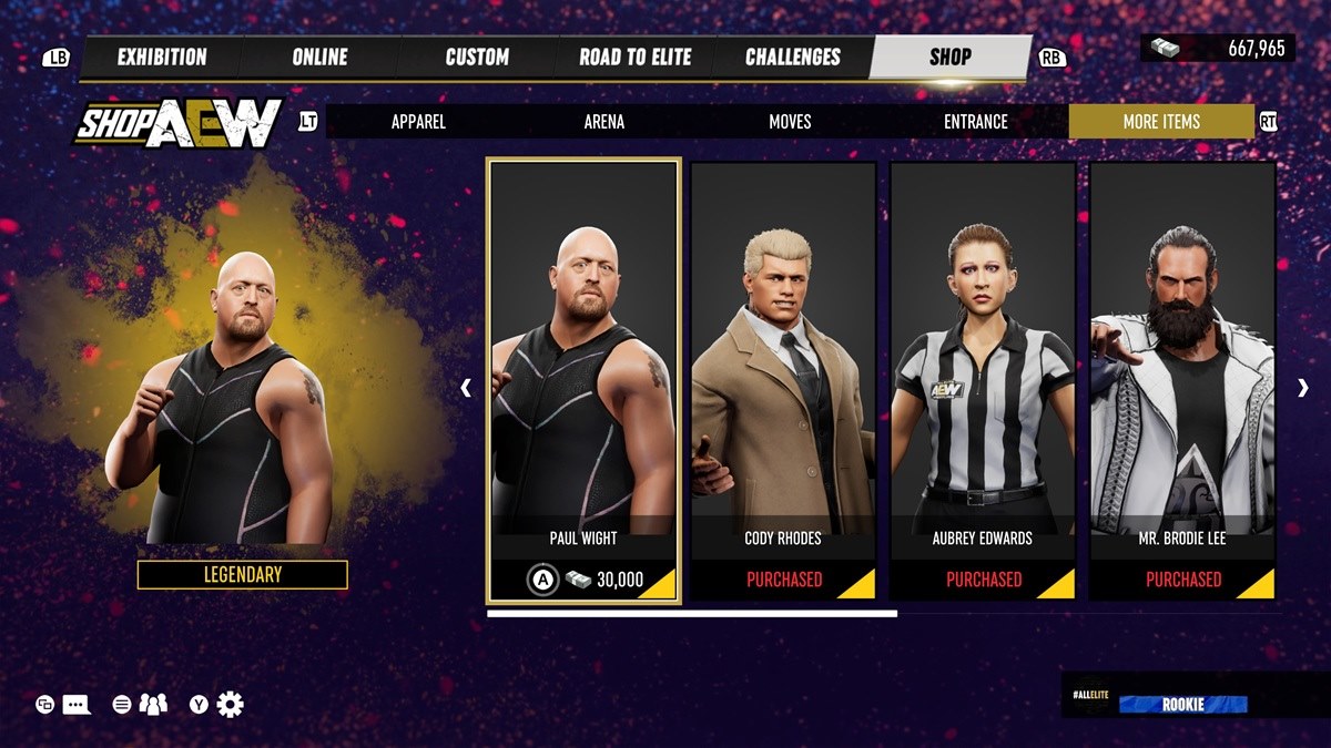 AEW: Fight Forever — How to Unlock Paul Wight (Big Show) – GameSkinny