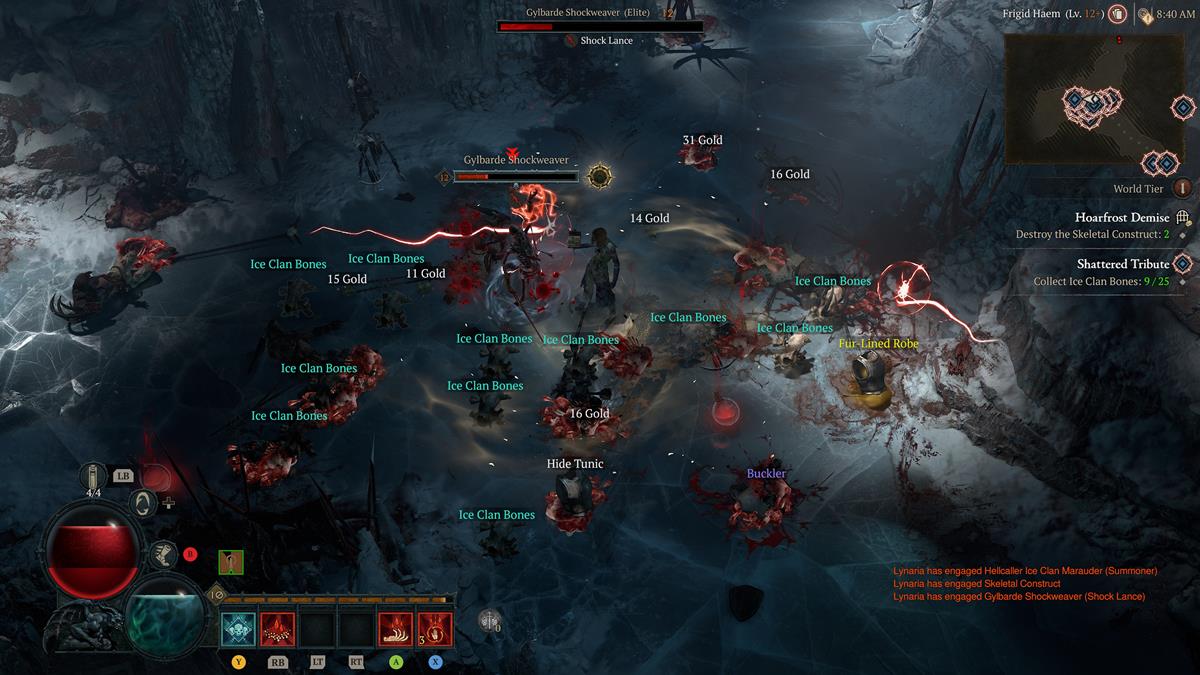Diablo 4: Blood Surge Aspect and Hoarfrost Demise Guide – GameSkinny