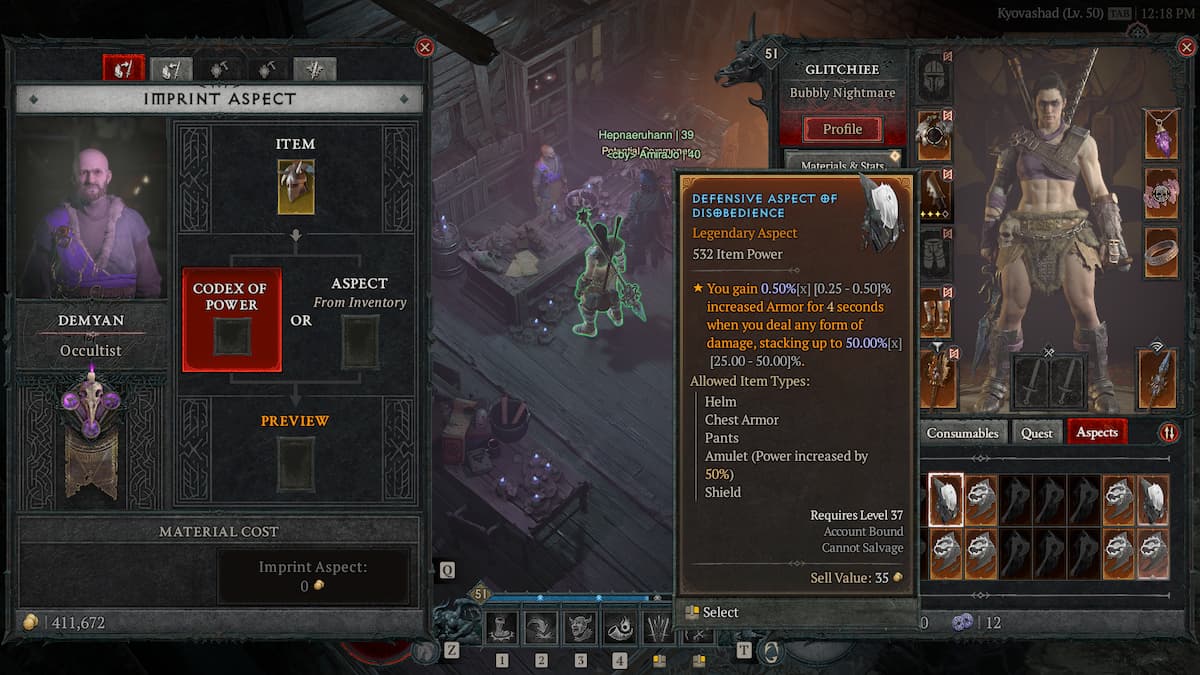 Diablo 4 — Do Aspects Stack? Answered – GameSkinny