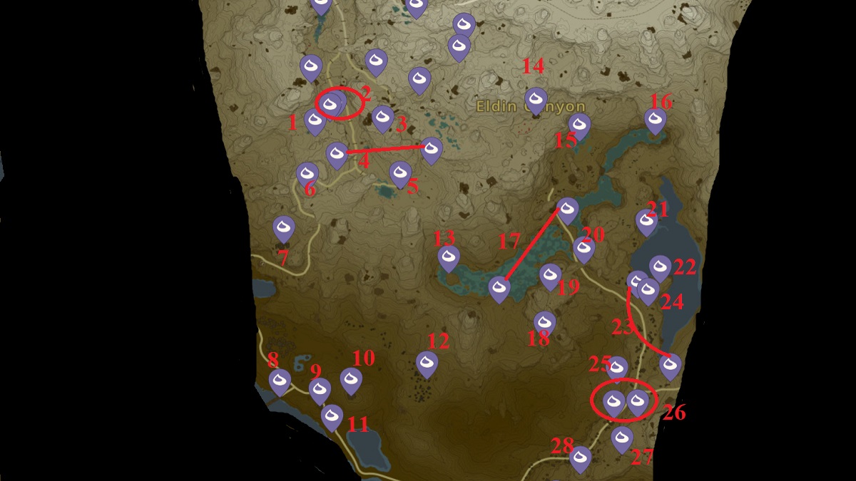 Zelda: Tears of the Kingdom – All Eldin Korok Seed Locations – GameSkinny