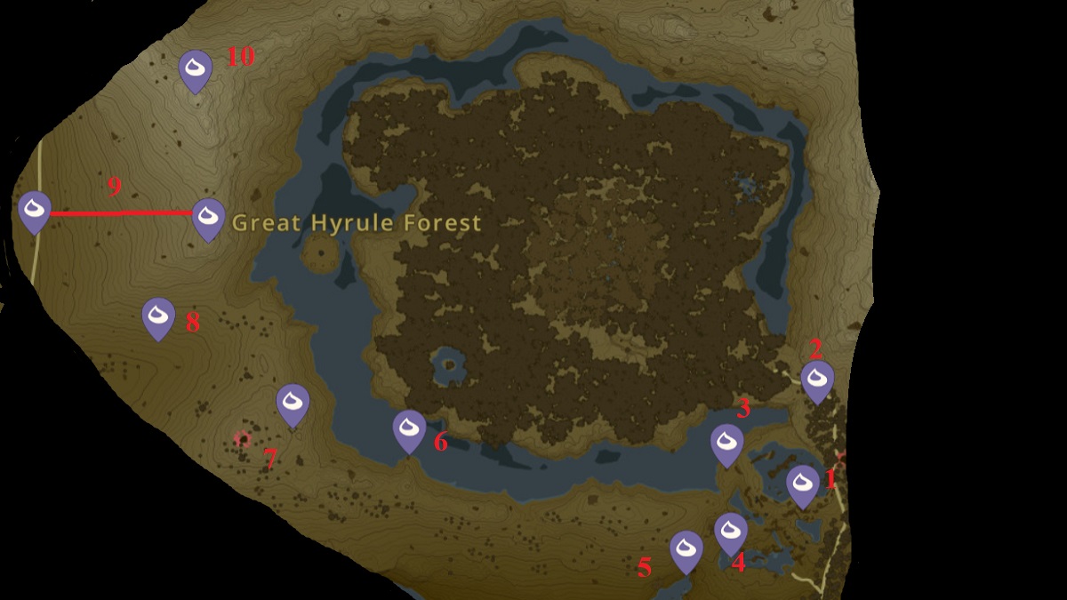 Zelda: Tears of the Kingdom – All Great Hyrule Forest Korok Seed ...
