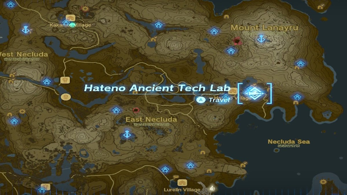 Zelda: Tears of the Kingdom — How to Find the Hateno Ancient Tech Lab ...