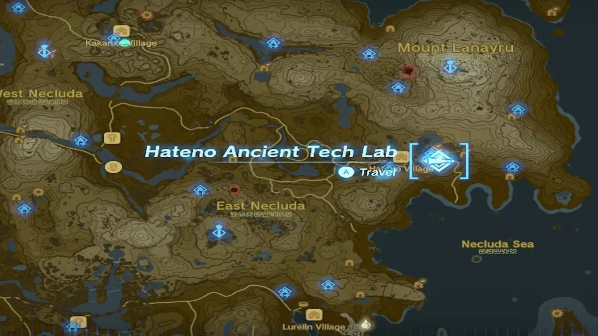 Zelda: Tears of the Kingdom — How to Find the Hateno Ancient Tech Lab ...