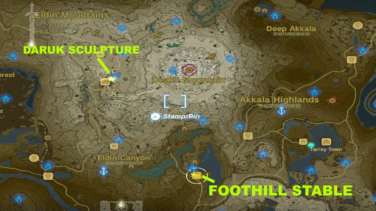 Zelda: Tears of the Kingdom (TotK) — Picture for Foothill Stable Guide ...