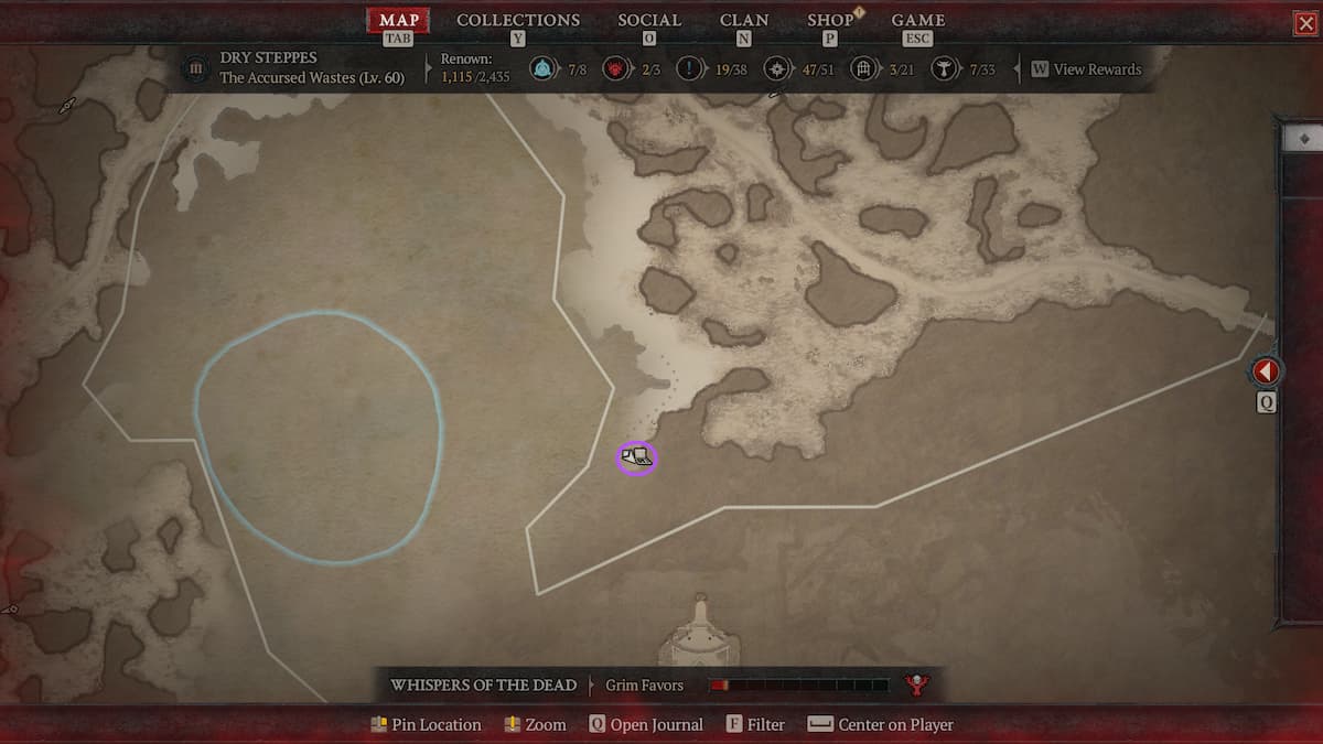 Diablo 4: All Dry Steppes Cellar Locations – GameSkinny