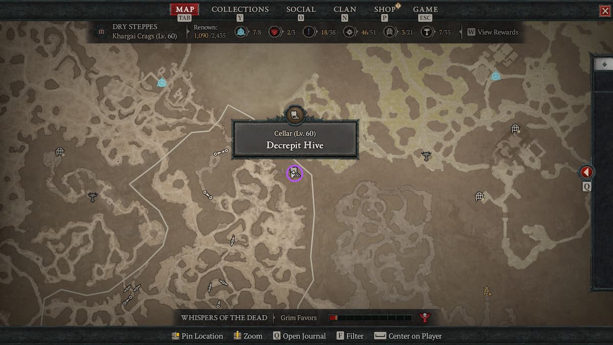Diablo 4: All Dry Steppes Cellar Locations – GameSkinny