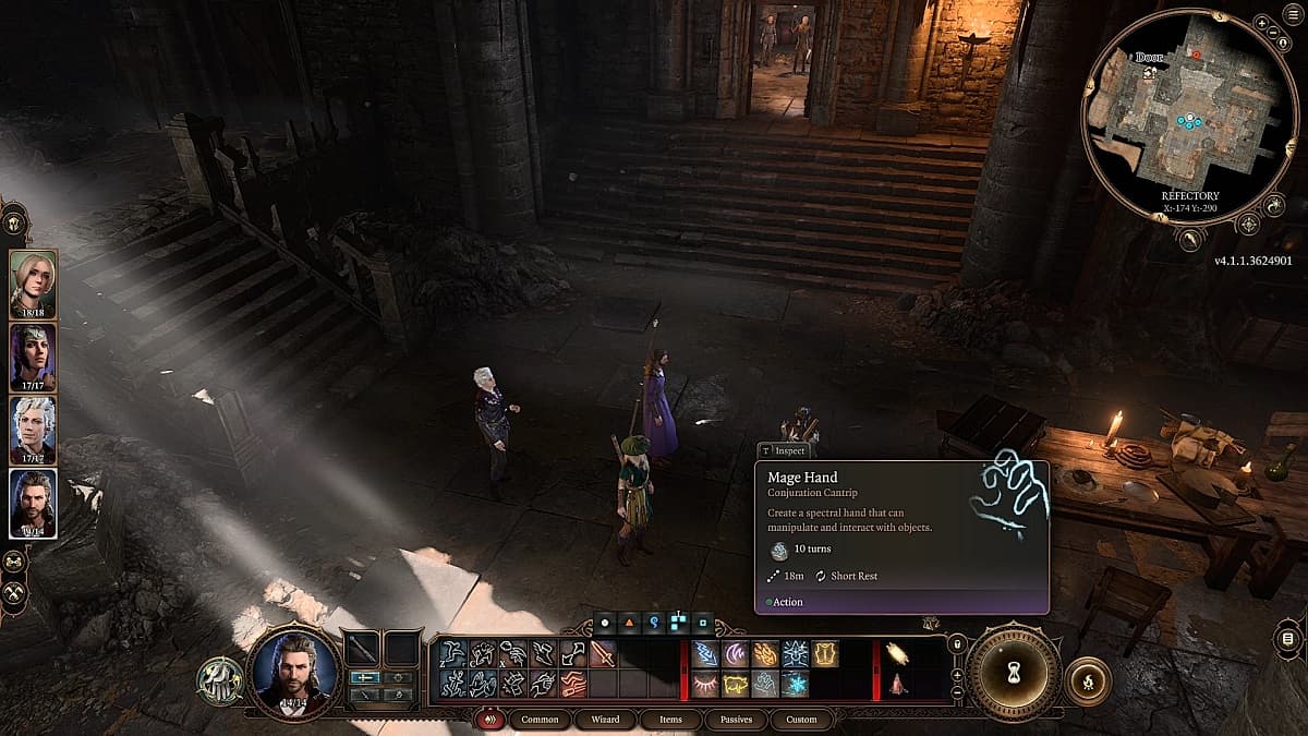Baldur’s Gate 3: How to Use Mage Hand – GameSkinny