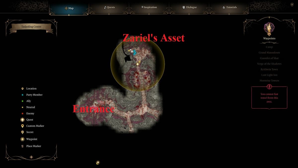 Baldur’s Gate 3: How to Find and Rescue Zariel’s Asset – GameSkinny