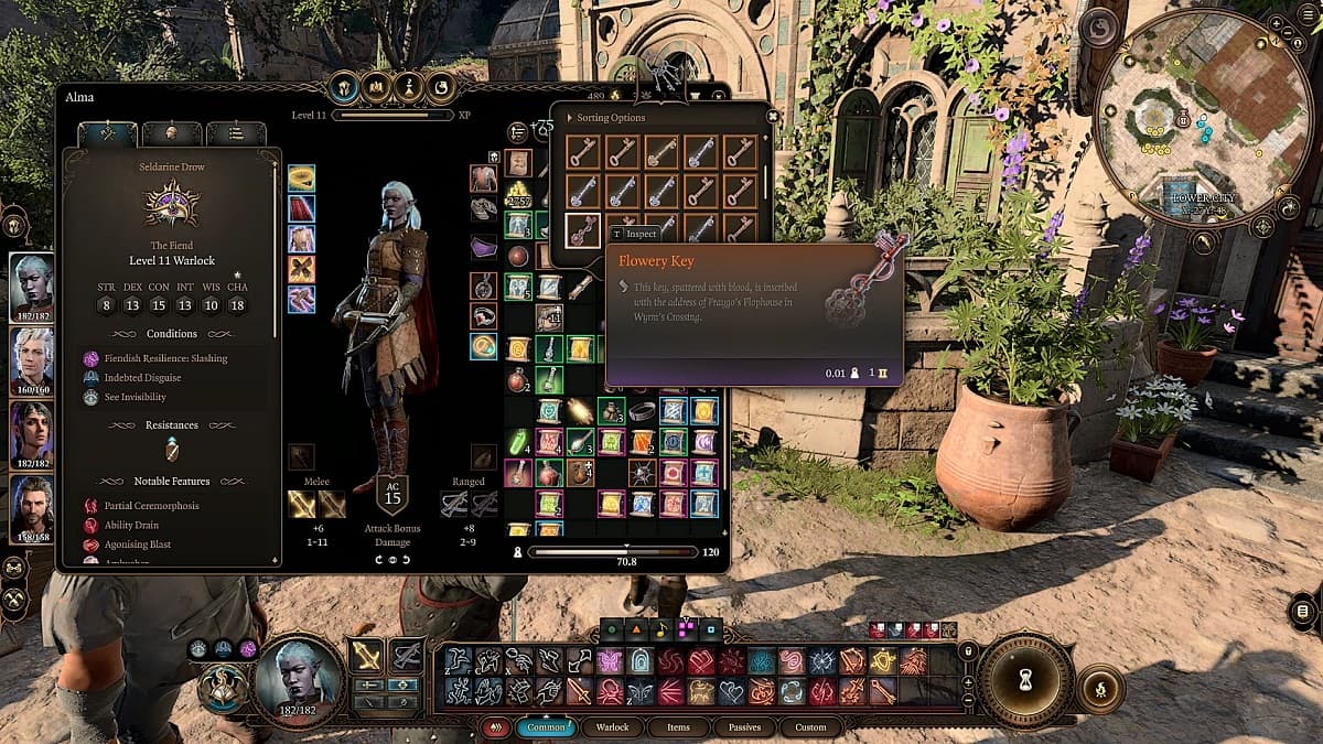 Baldur’s Gate 3: What to Do with the Strange Flower Key – GameSkinny