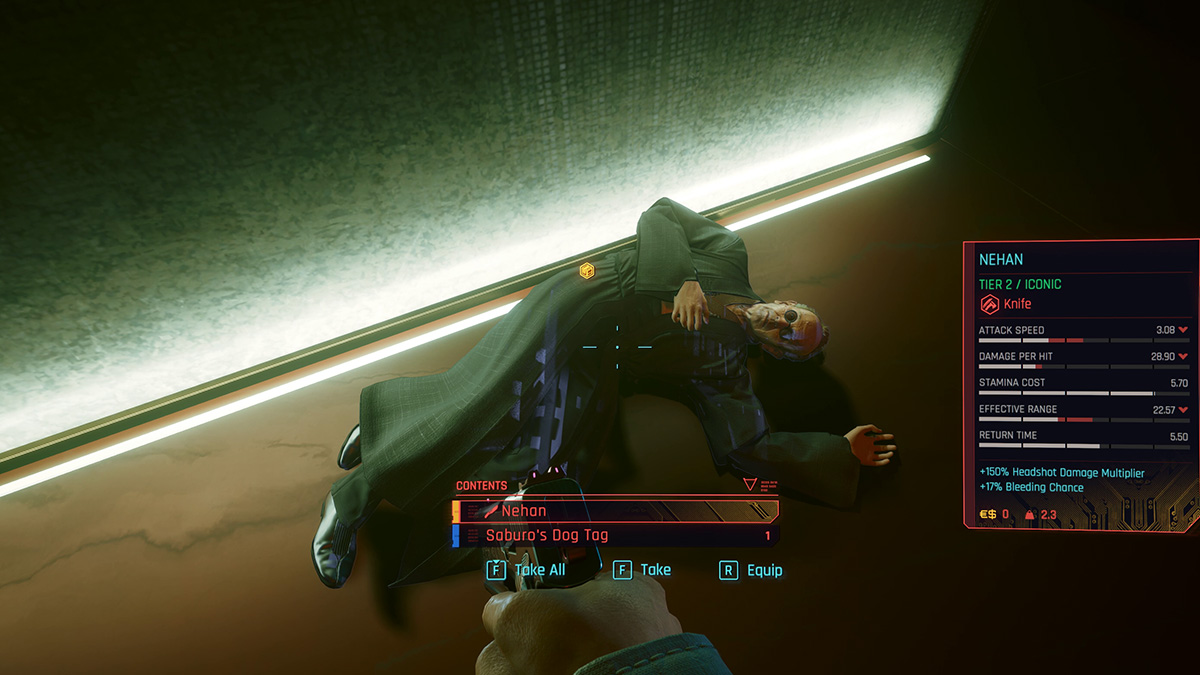 Cyberpunk 2077: How to Get Satori Katana and Nehan Dagger – GameSkinny