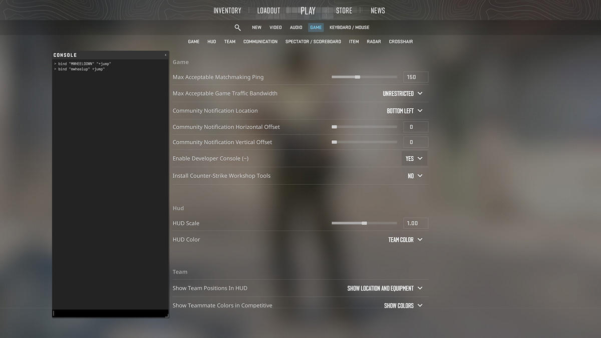 Counter Strike 2 (CS2): How to Bind Jump to Scroll Wheel – GameSkinny