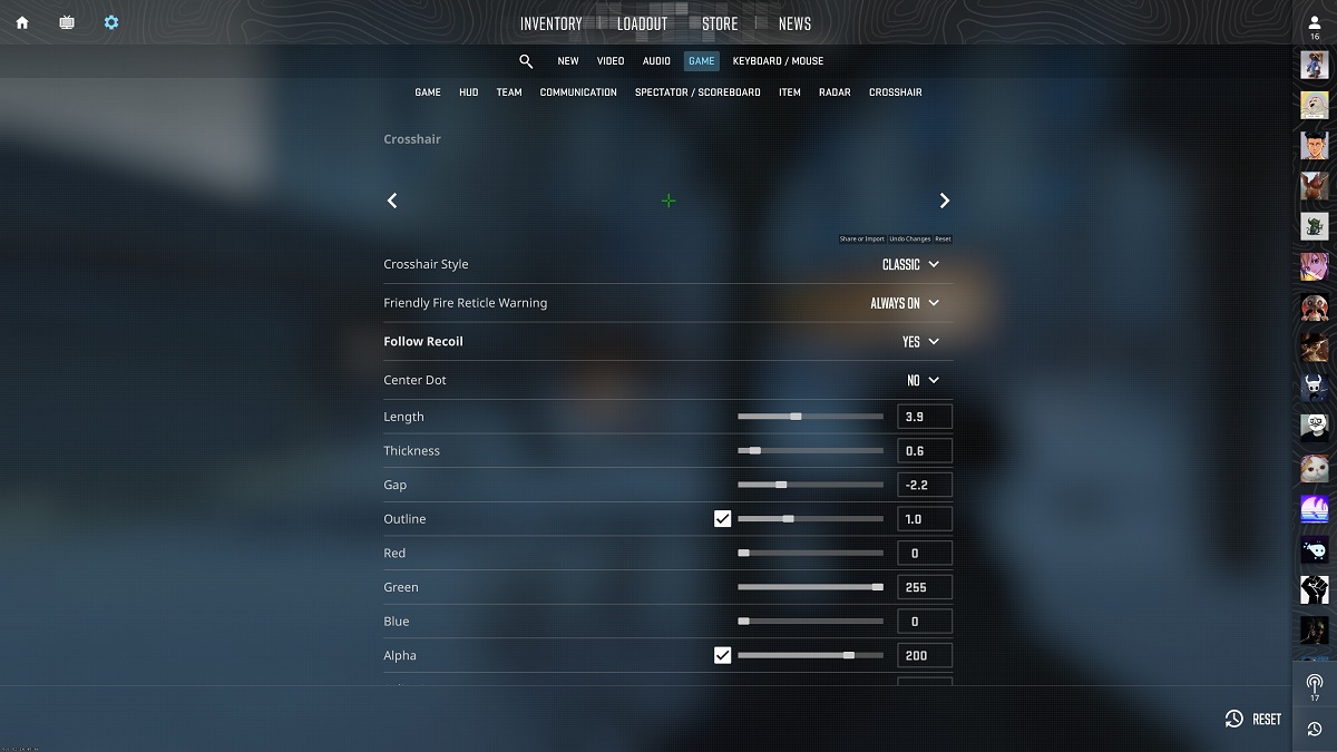 Counter Strike 2: How to Change Crosshair in CS2 – GameSkinny