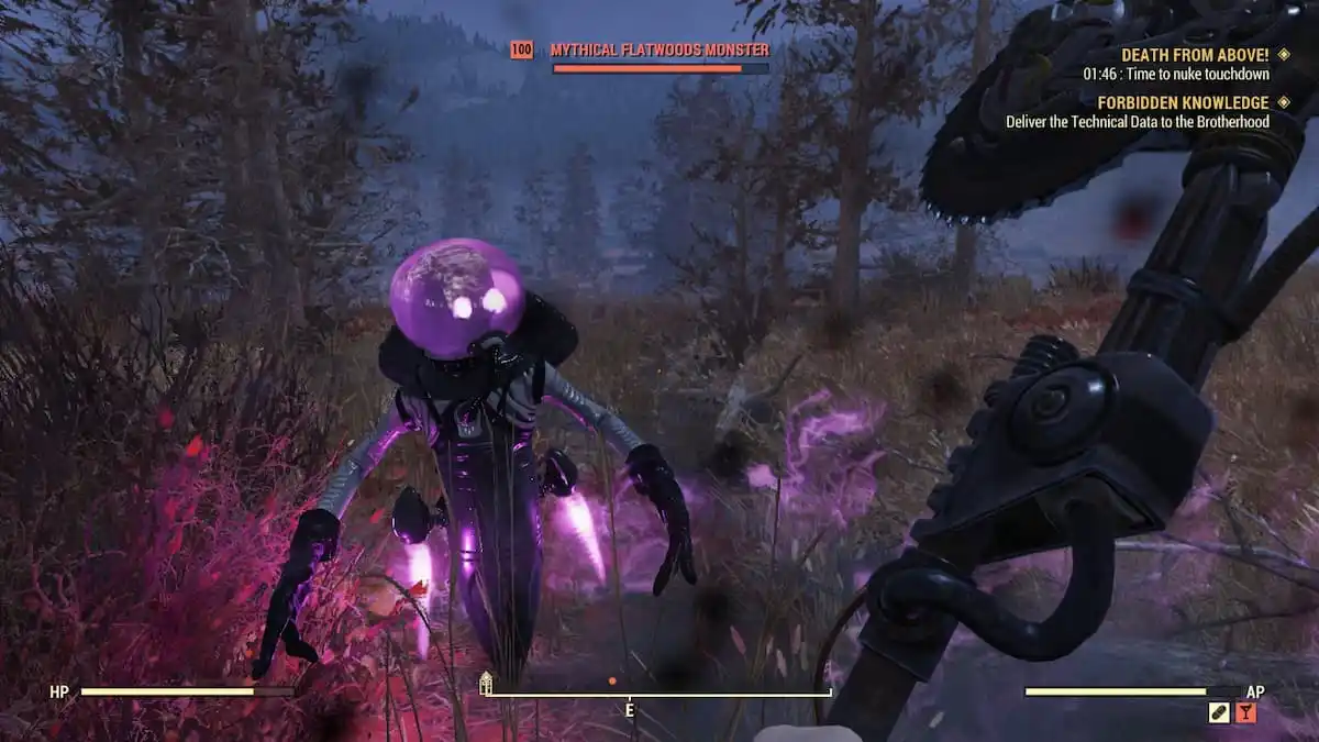 Fallout 76: How to Find and Kill the Flatwoods Monster – GameSkinny