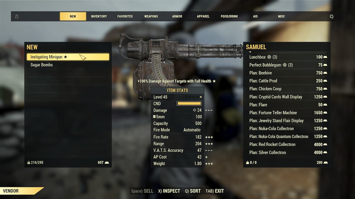 Fallout 76: 10 Best Heavy Weapons Detailed – GameSkinny