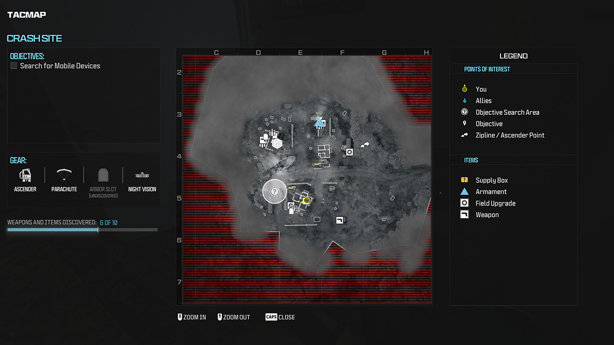 CoD MW3: All Crash Site Weapon and Item Locations – GameSkinny