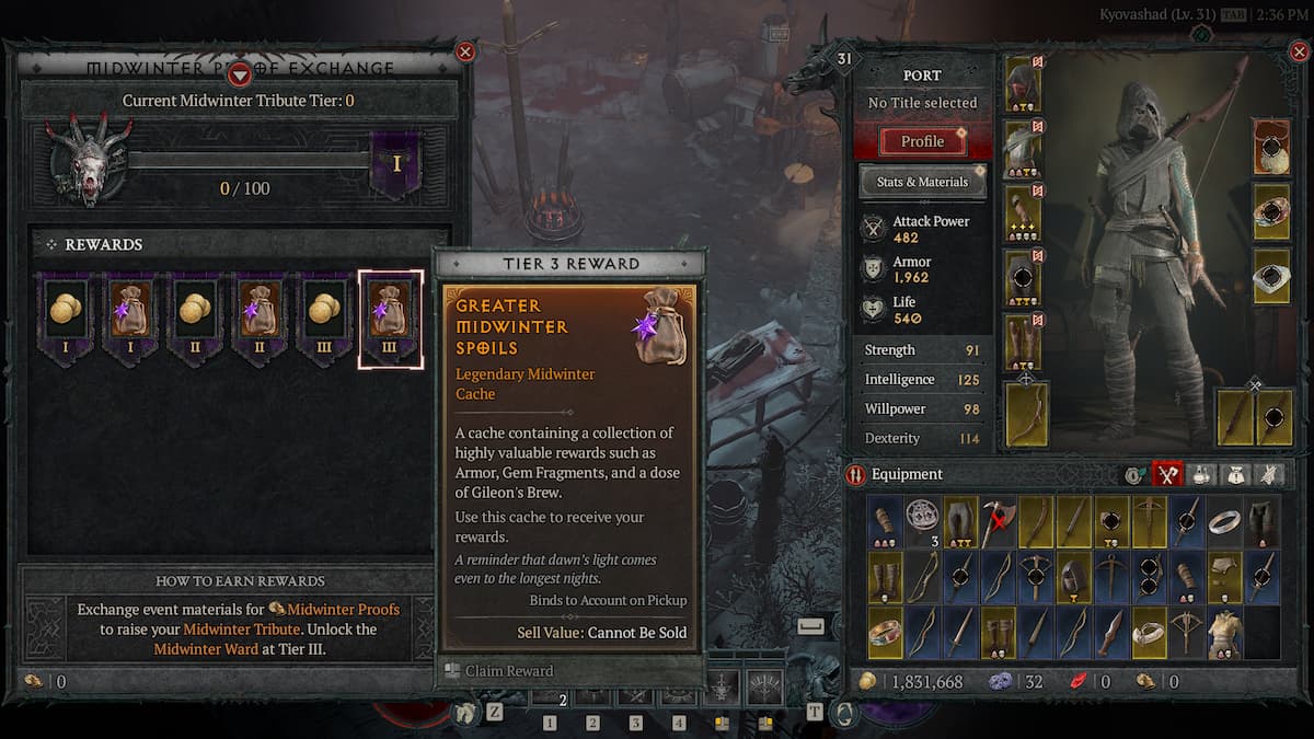 Diablo 4 Midwinter Blight Event Guide: All Events and Rewards – GameSkinny