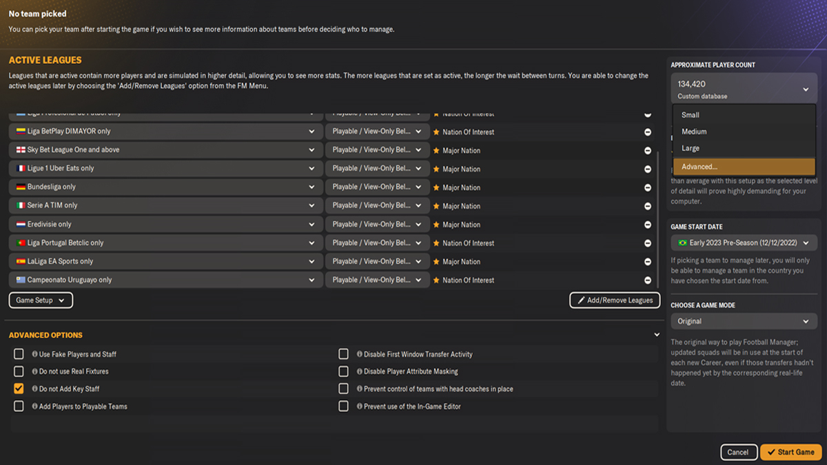 Football Manager 24: How Many Leagues to Load? Answered – GameSkinny