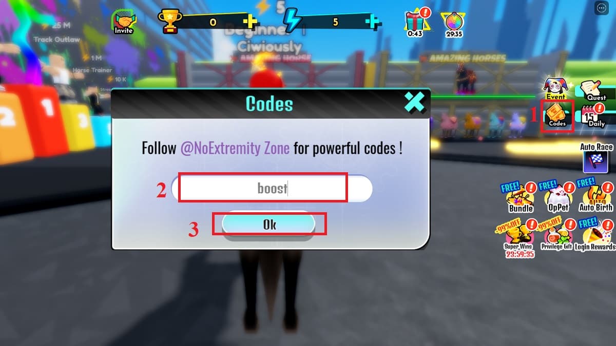 Roblox Horse Race Simulator Codes – GameSkinny