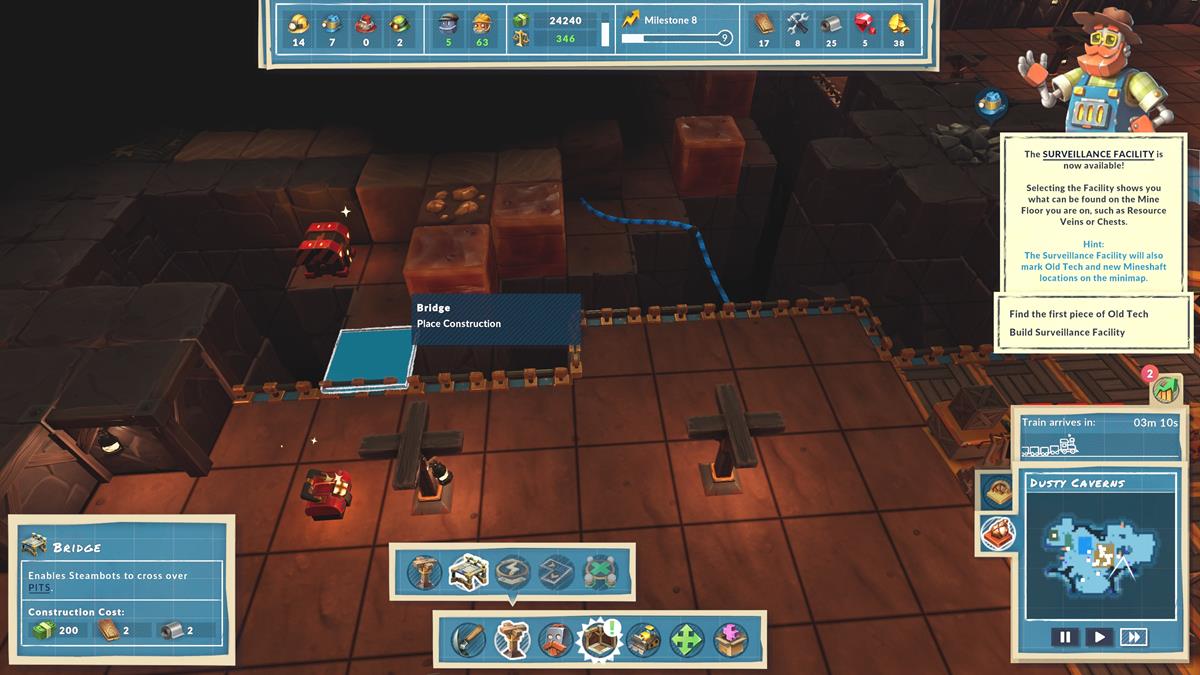 SteamWorld Build: How to Make Bridges to Cross Chasms in the Mines ...