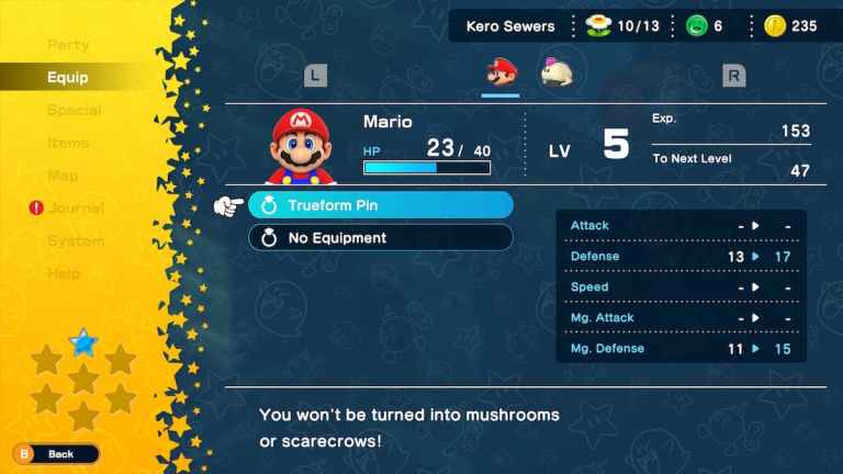 Super Mario RPG: How to Get Trueform Pin – GameSkinny