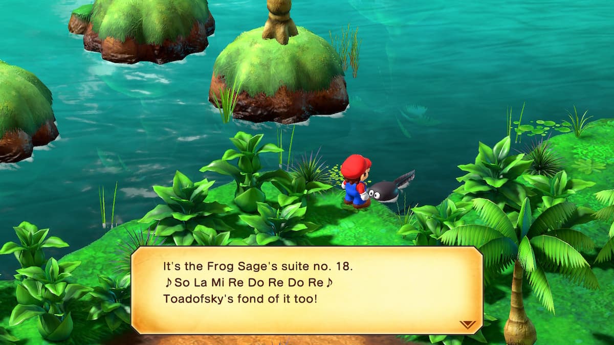 Super Mario RPG: Melody Bay Tadpole Song Puzzle Solution – GameSkinny