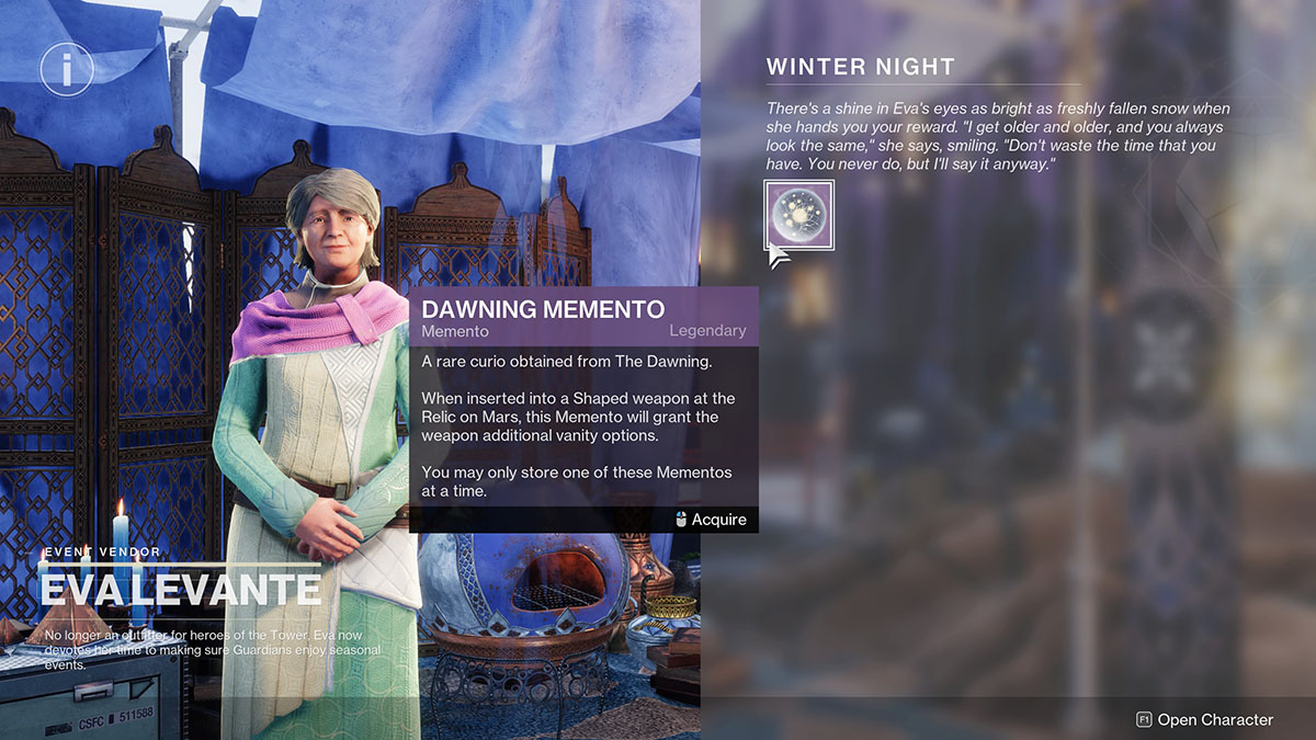 Destiny 2 Winter Night: How to Get The Dawning 2023 Memento – GameSkinny