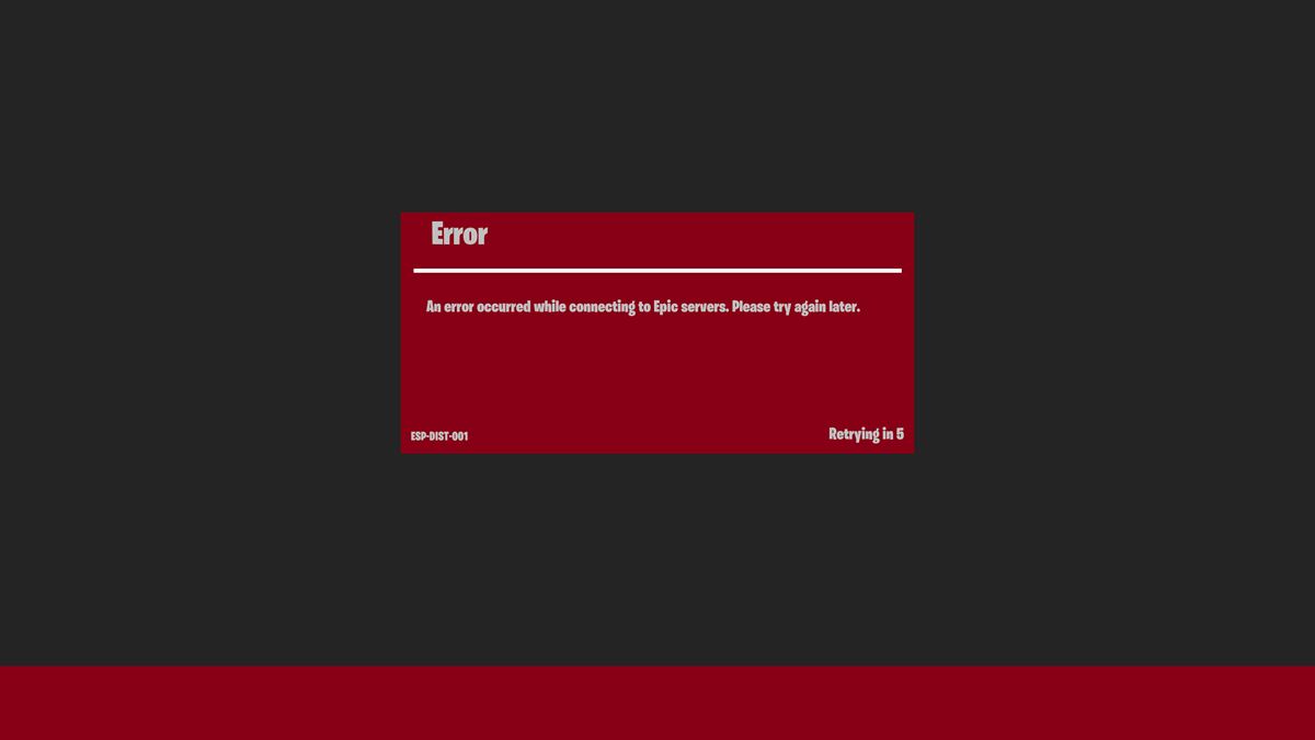 How to Fix the ESP-DIST-001 Error in Fortnite – GameSkinny