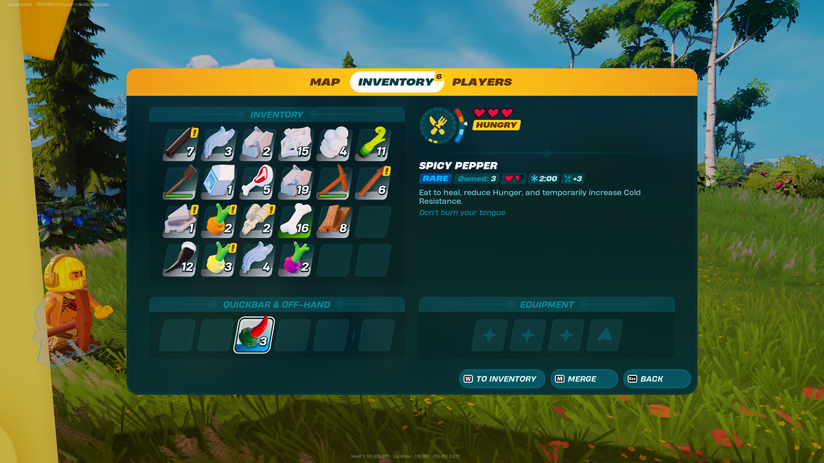 How Does Hunger Work in LEGO Fortnite? How to Find and Cook Food ...