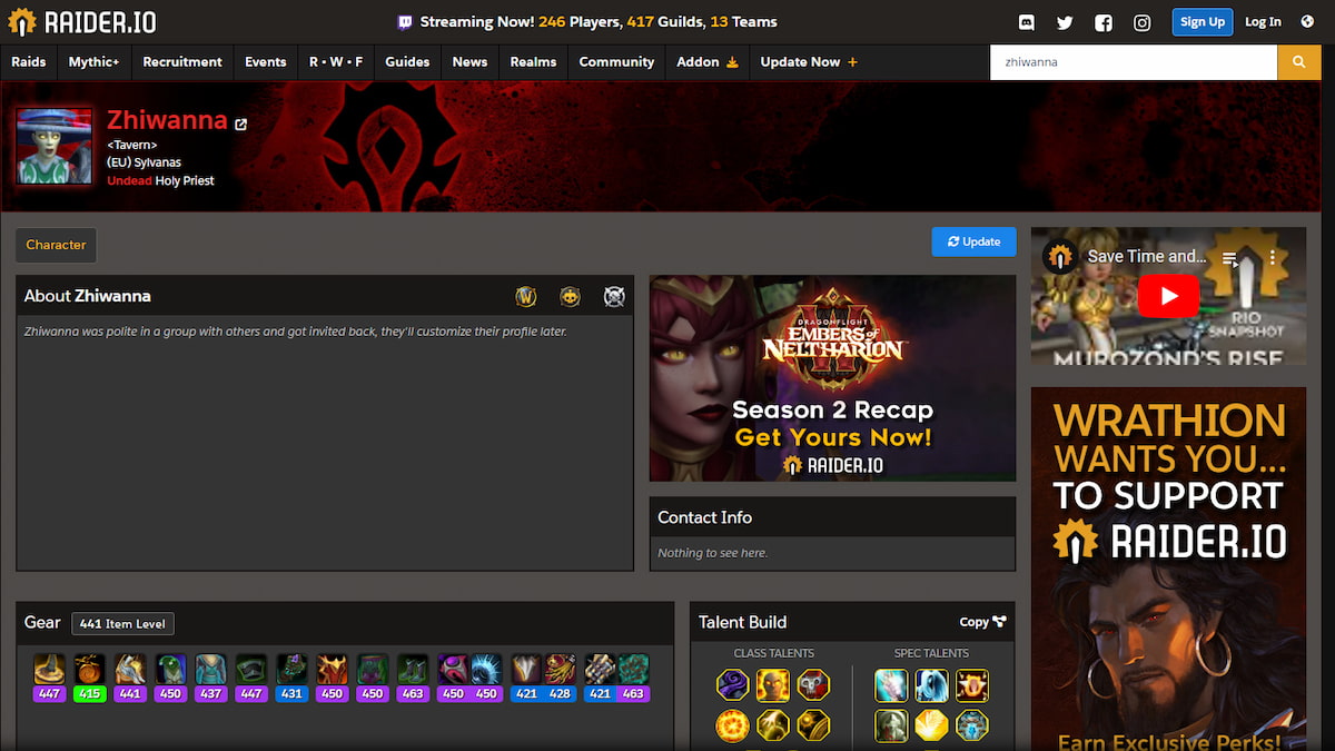World of Warcraft Character Search: How to Look Up Your WoW Characters – GameSkinny