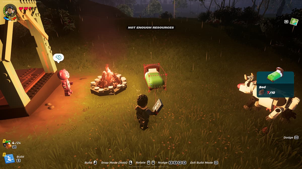 LEGO Fortnite Sleep Guide: Can You Skip Night and How to Make a Bed ...