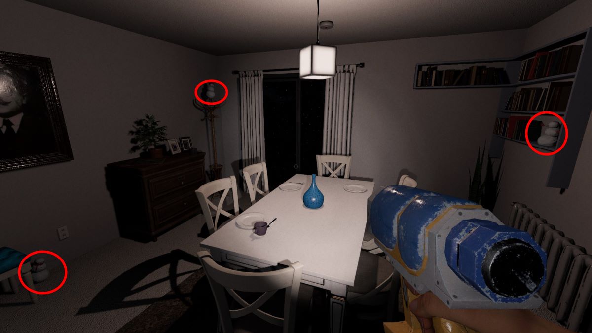 Phasmophobia Holiday Event 2023 Tanglewood Dancing Snowmen Locations ...