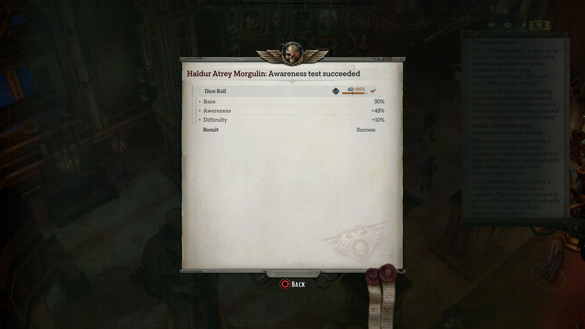 How do Skill Checks Work in Warhammer 40,000 Rogue Trader? – GameSkinny