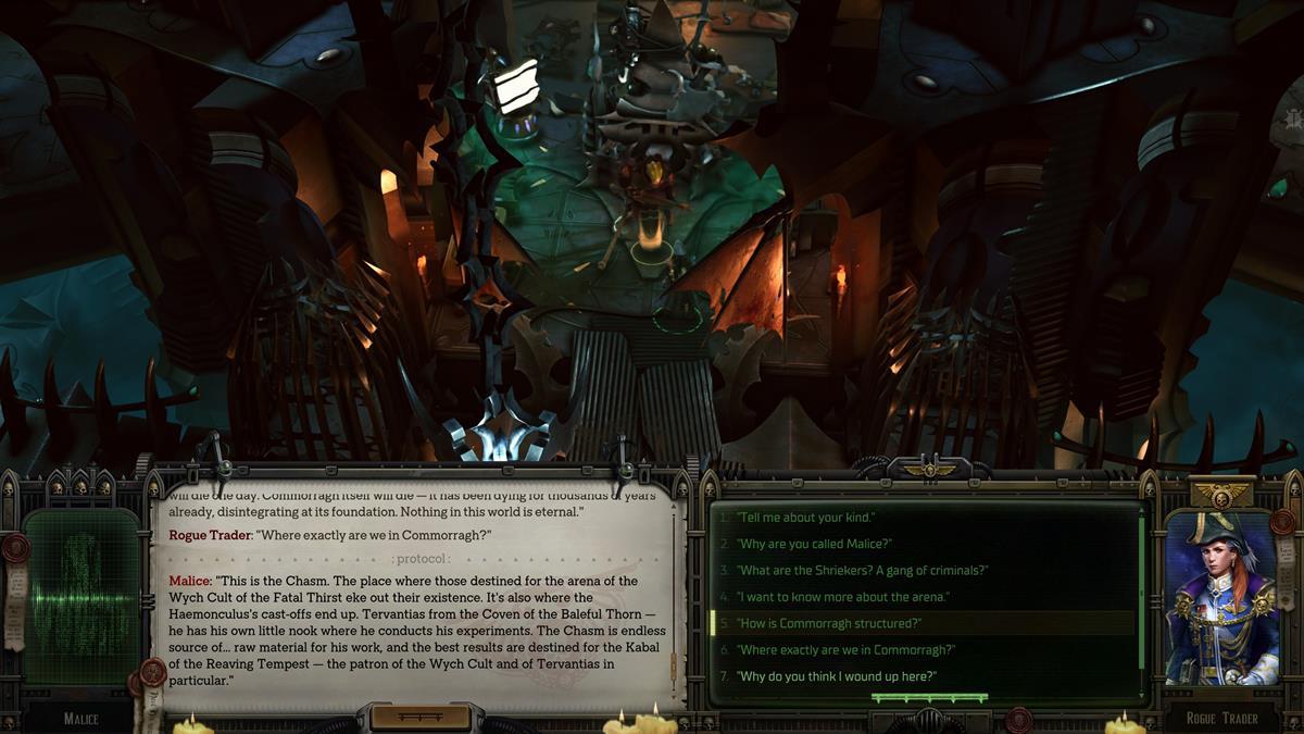 Warhammer 40K: Rogue Trader — Should You Kill Malice or the Commissar ...