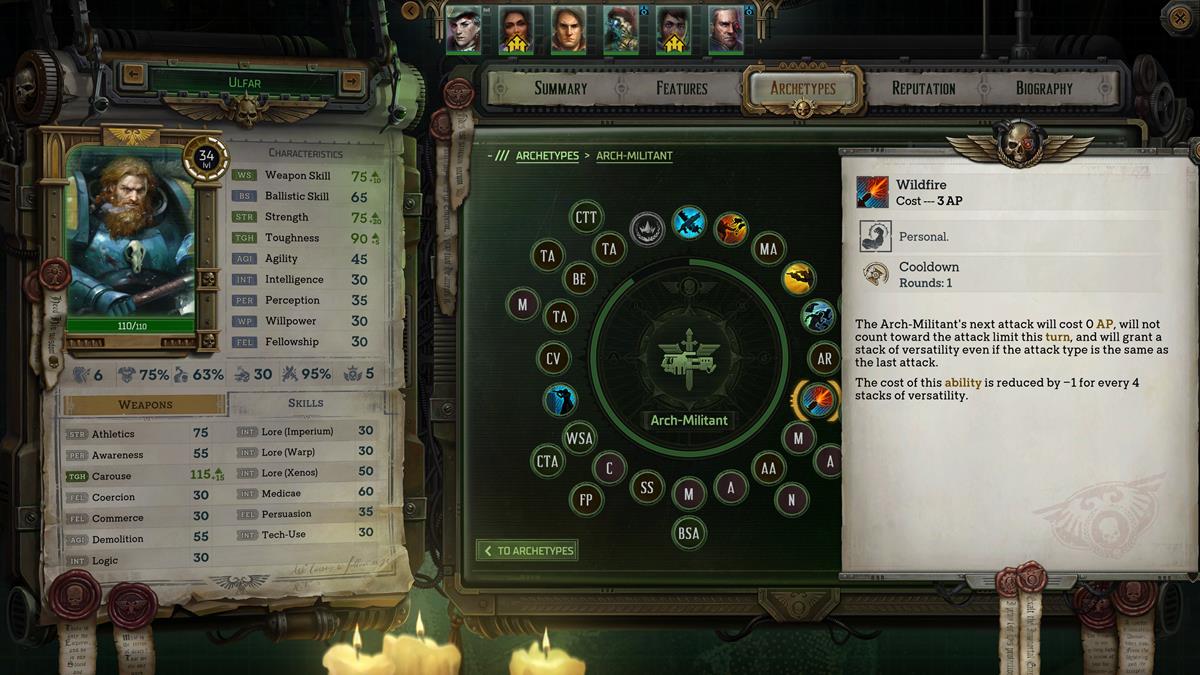 Warhammer 40K: Rogue Trader — Best Ulfar Build Guide – GameSkinny